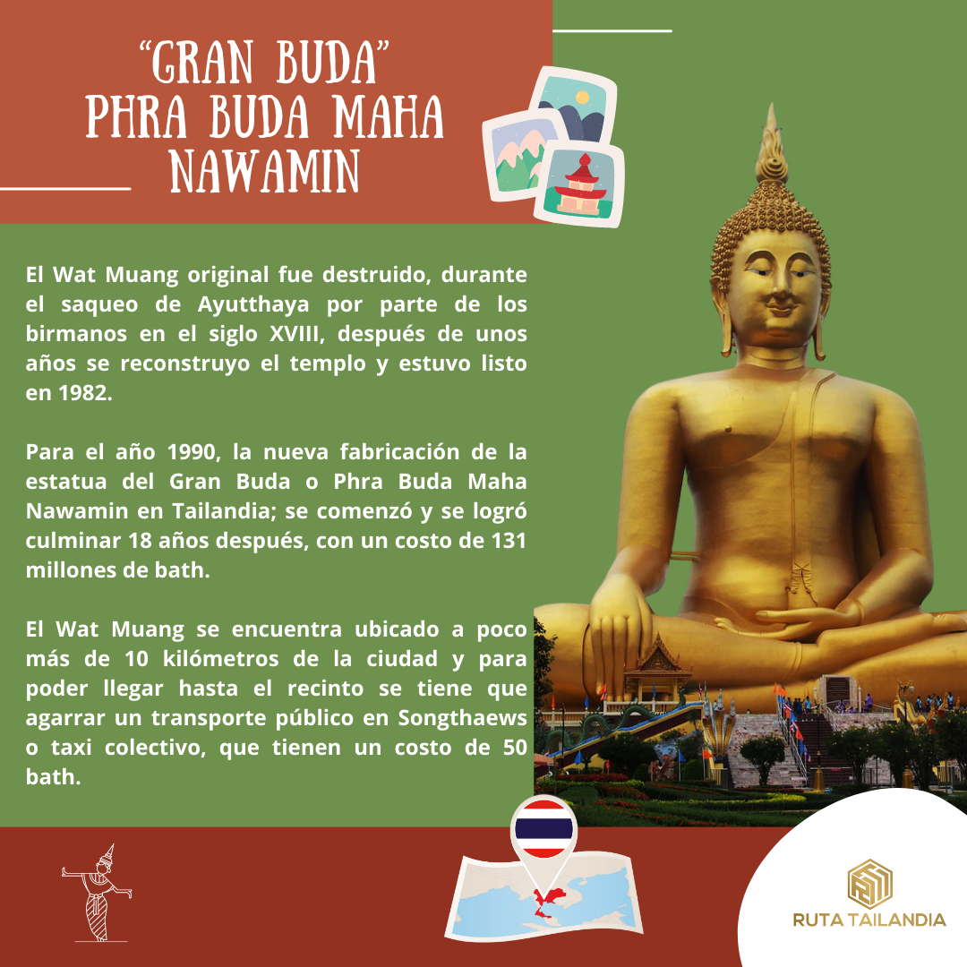 “Gran Buda” “Phra Buda Maha Nawamin en Tailandia – Ruta Tailandia
